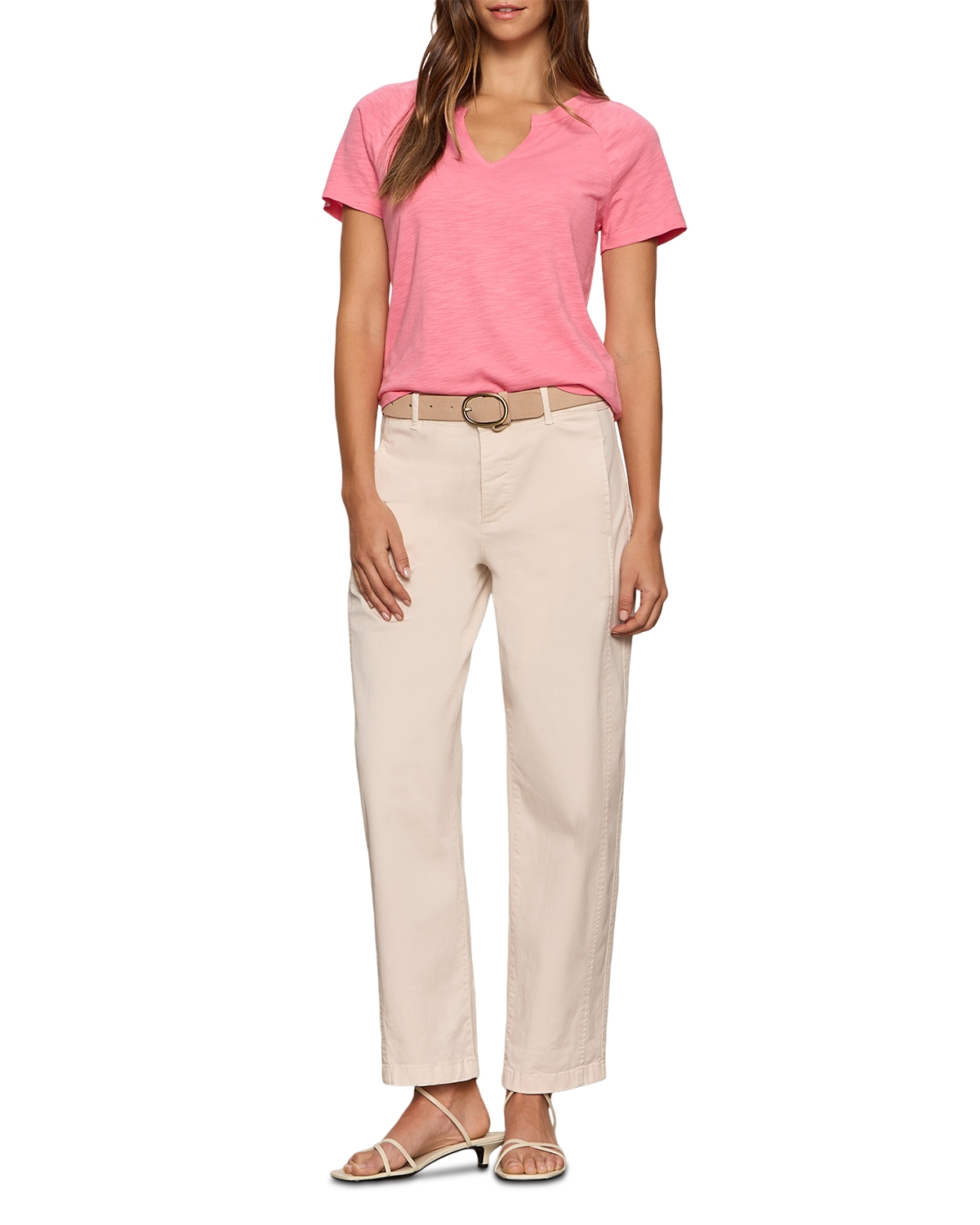 SANCTUARY Sanctuary Notch Neck Tee